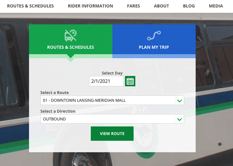 Online Routes & Schedules